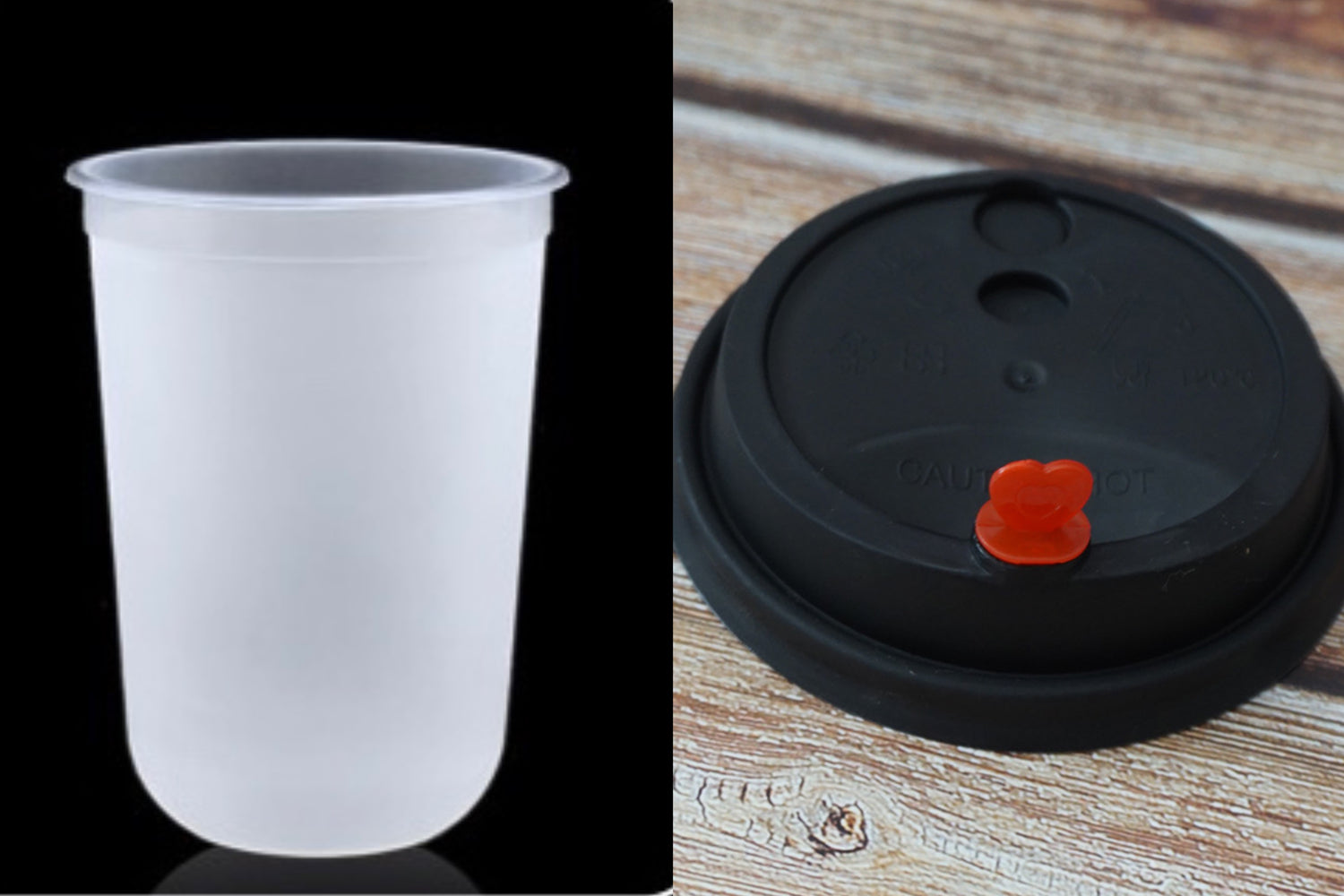 Package Deal A: 500ml Cups with Lids, 500 Sets | Bubble Express