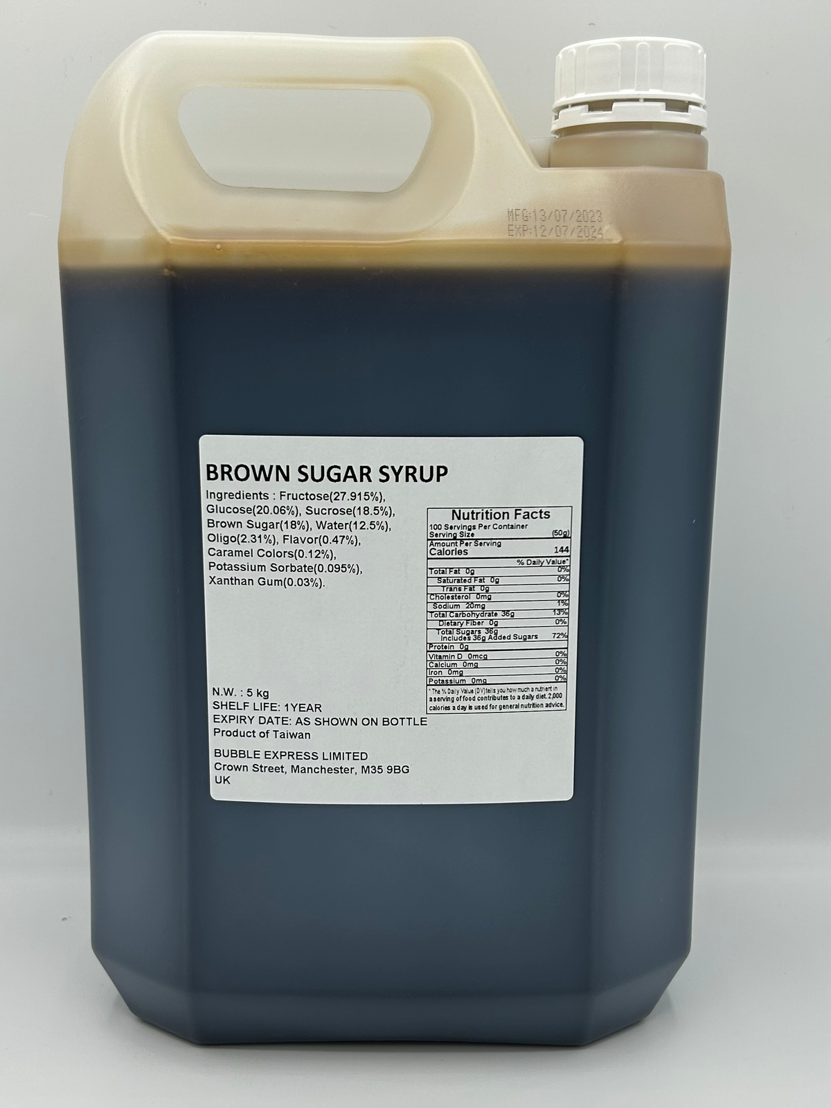 Brown Sugar Syrup 5KG | Bubble Express